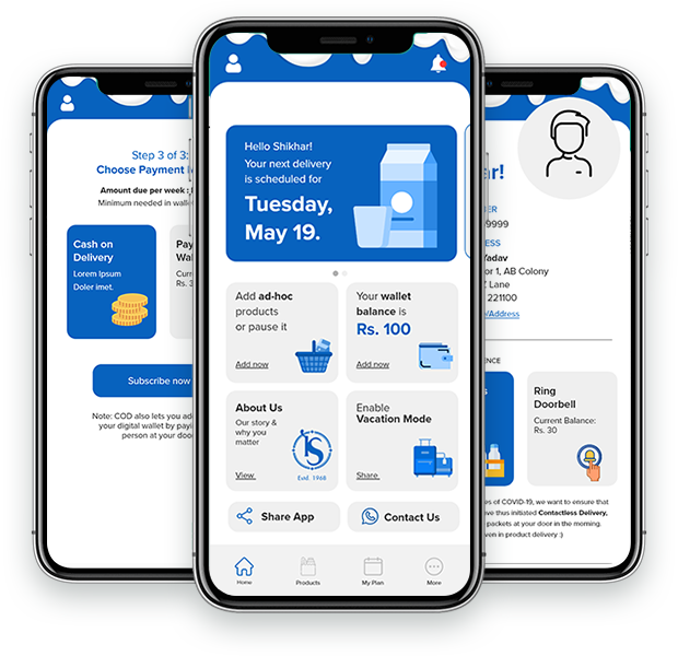 Milk Delivery App Development Company | Electrovese Solutions